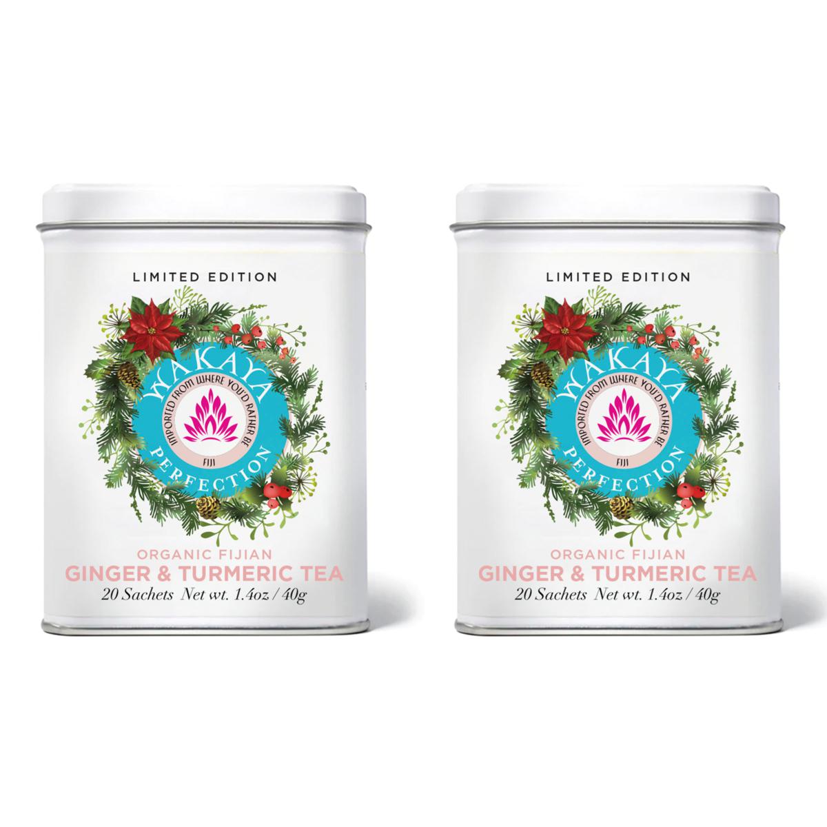 Wakaya Perfection 20 Sachets Ginger Turmeric Tea 2-pack Auto-Ship ...