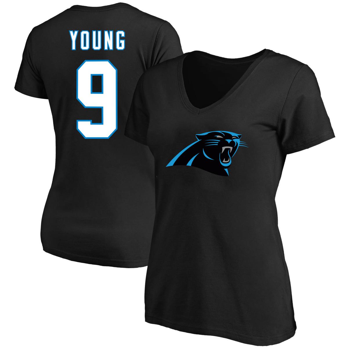 Women's Fanatics Bryce Young Black Carolina Panthers Plus Size Player ...