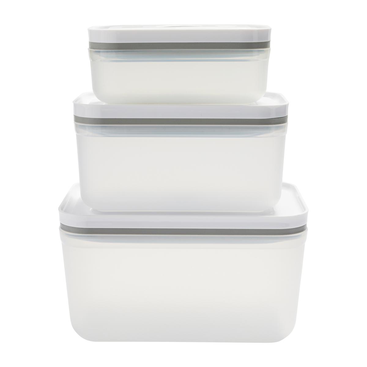 Zwilling Fresh and Save Rectangular Plastic Vacuum Box 3-Piece Set ...